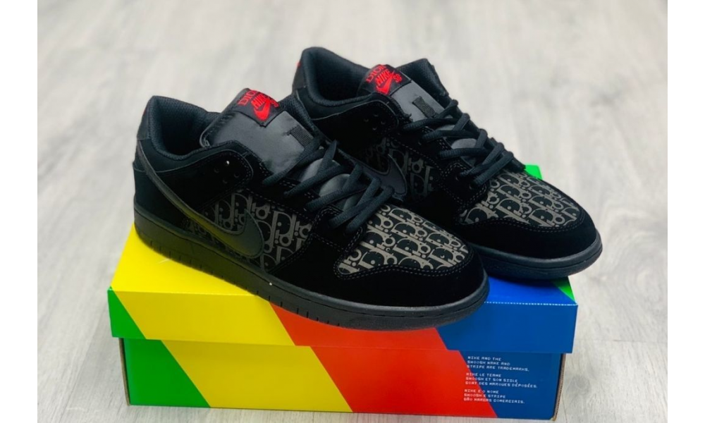 Nike Dunk SB Low Dior Triple Black купить в Москве