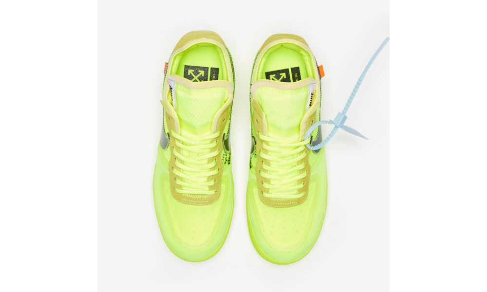 Nike Air Force 1 X Off White Volt купить в Москве